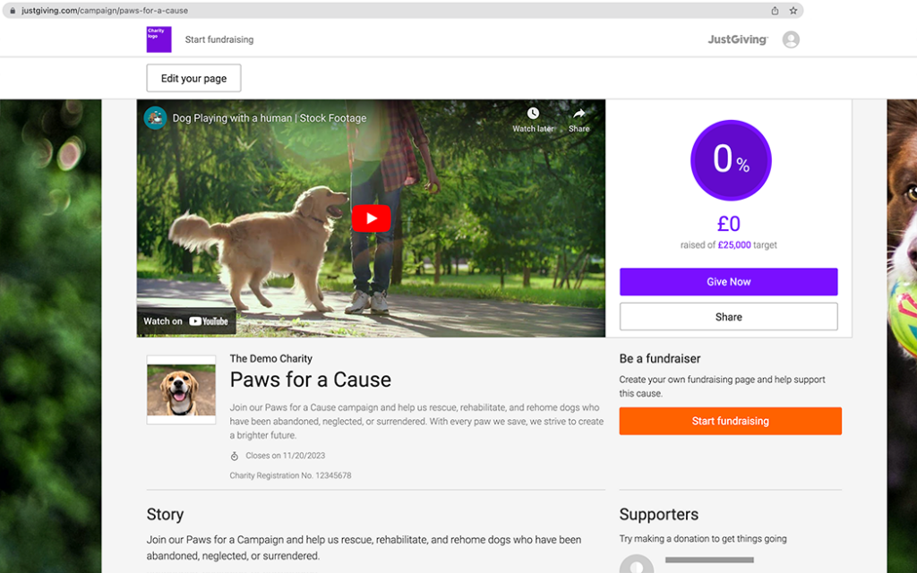 Guide to Creating a Campaign Page | JustGiving